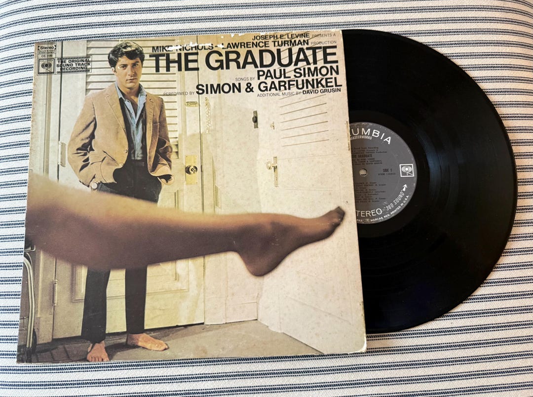 The Graduate LP Simon & Garfunkel Original Sound Track Vinyl LP Album ...