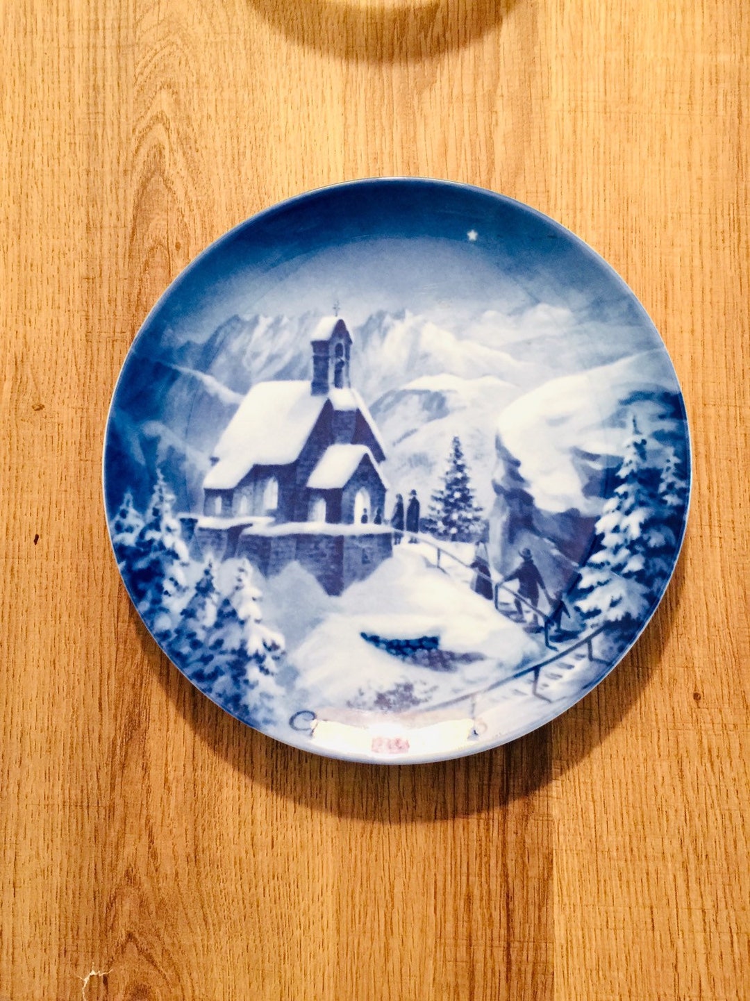 Vintage 1973 German Christmas Plate by Berlin Design - Etsy