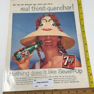 VINTAGE Original 7UP Print Ad Advertisement - Etsy