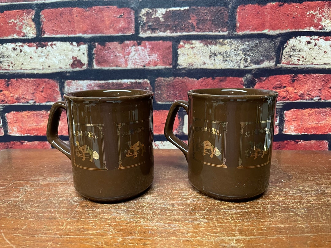 Pair of Camel Cigarette Mugs - Etsy
