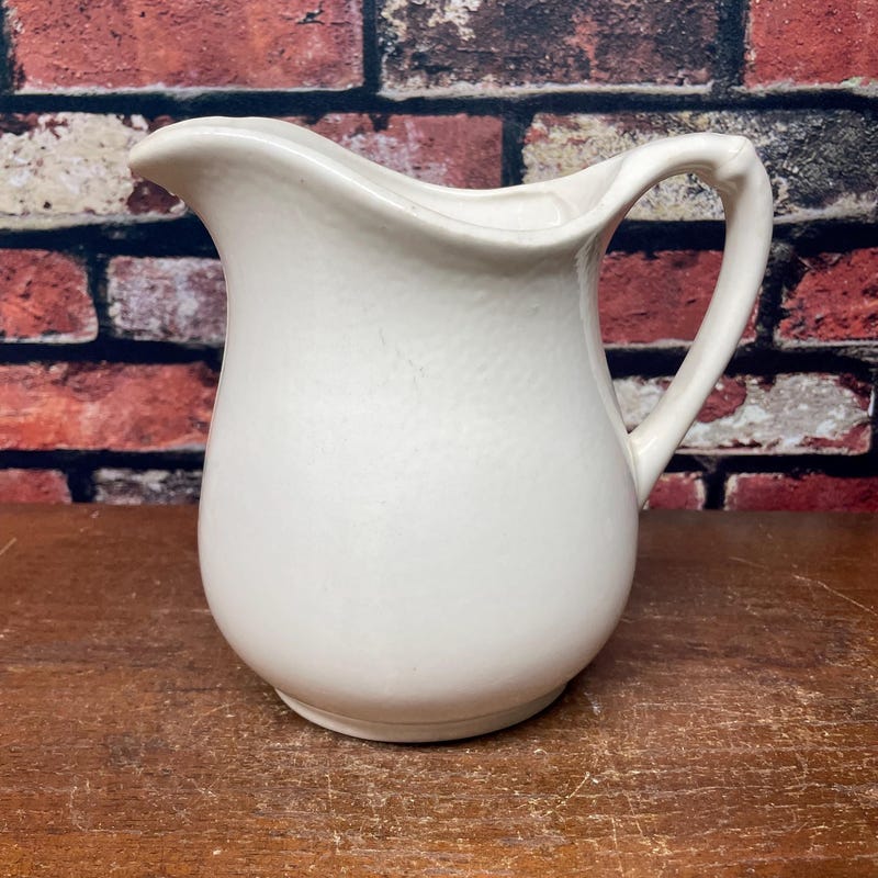 Ironstone Pitcher - Etsy