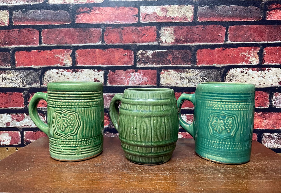 Lot of 3 Mccoy Stoneware Mugs - Etsy