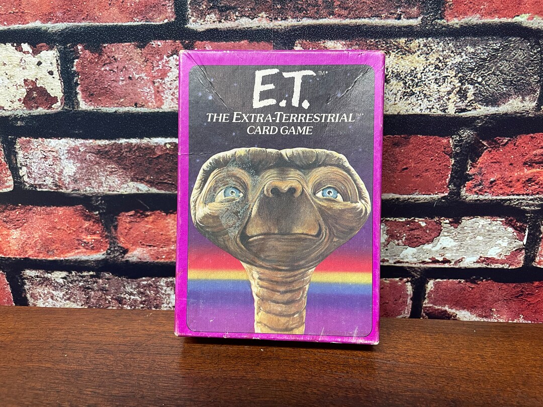 ET the Extra Terrestrial Card Game-1982 - Etsy
