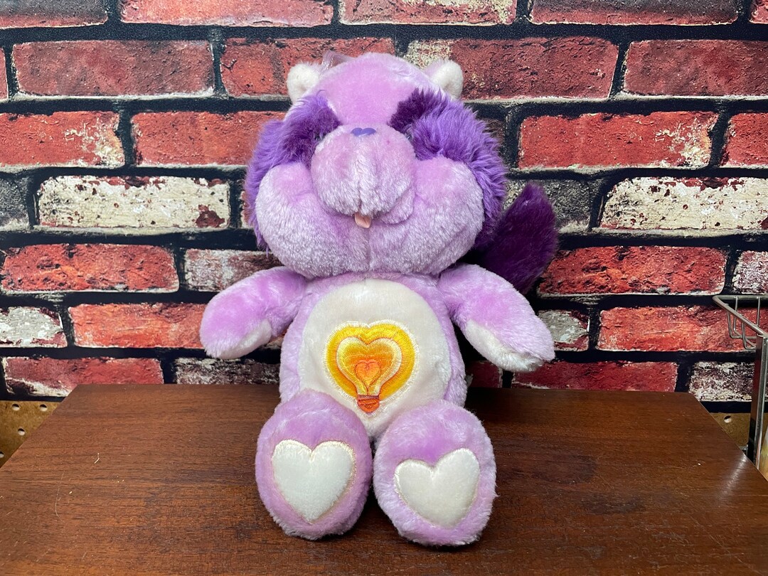Care Bear Cousins-bright Heart Raccoon - Etsy