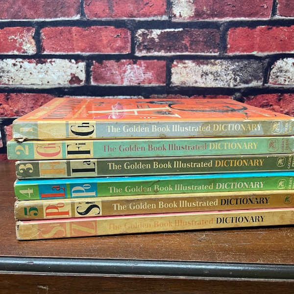 Golden Dictionary - Etsy