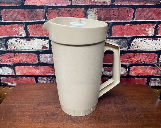 Tupperware Pitcher in Tan - Etsy