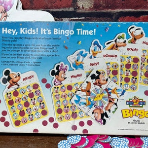 Mickey Mouse BINGO - Etsy