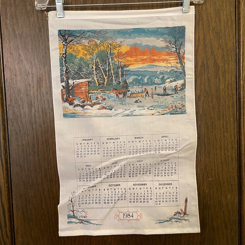 Cloth Calendar 2025 - Etsy