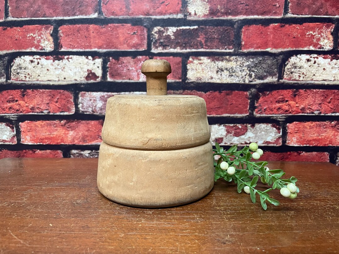 Primitive Wooden Butter Press - Etsy