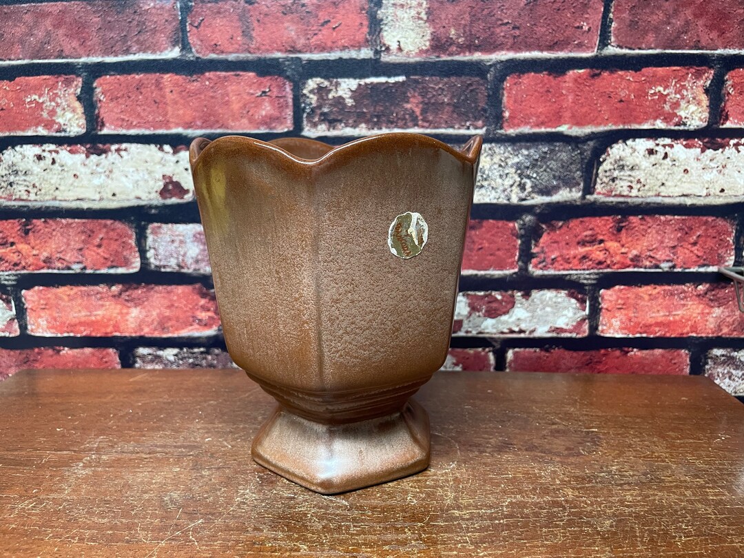 Frankoma Pedestal Planter/vase - Etsy