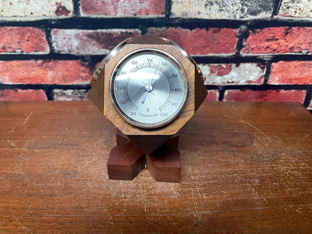 Vintage Spinning Weather Station - Etsy