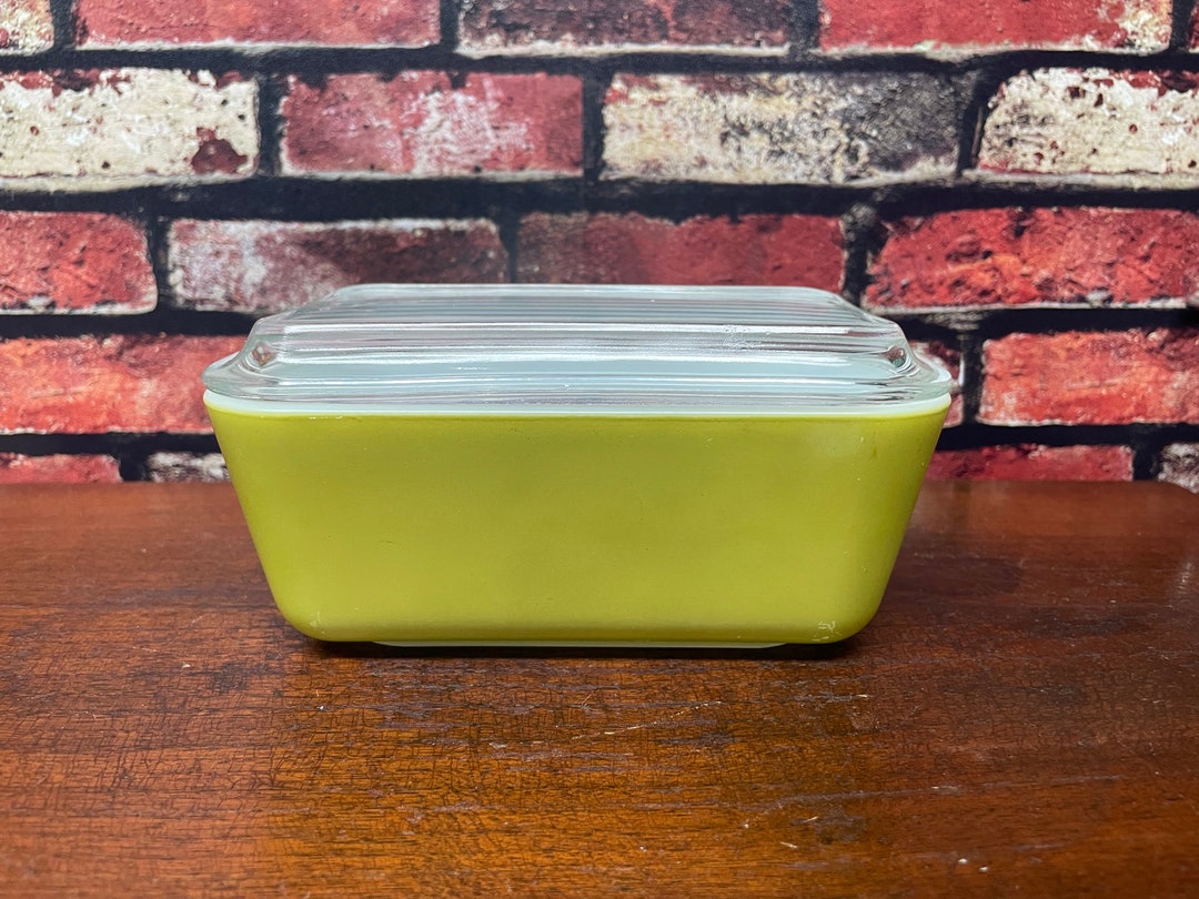Pyrex Verde Refrigerator Dish 502 - Etsy
