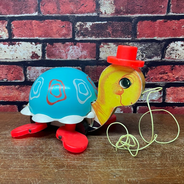 Turtle Pull Toy - Etsy