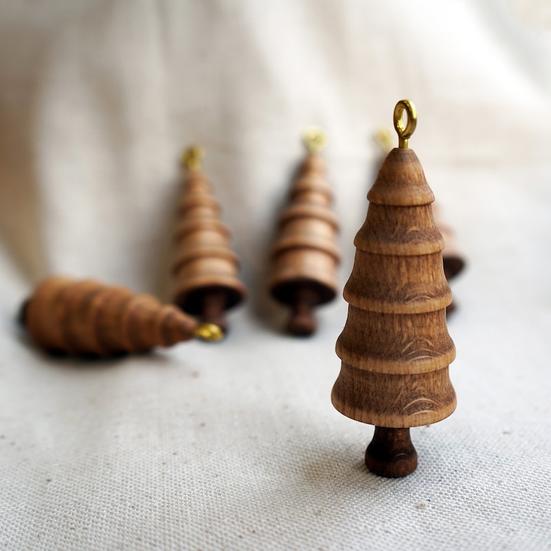 Lathe Wooden Trees - Etsy