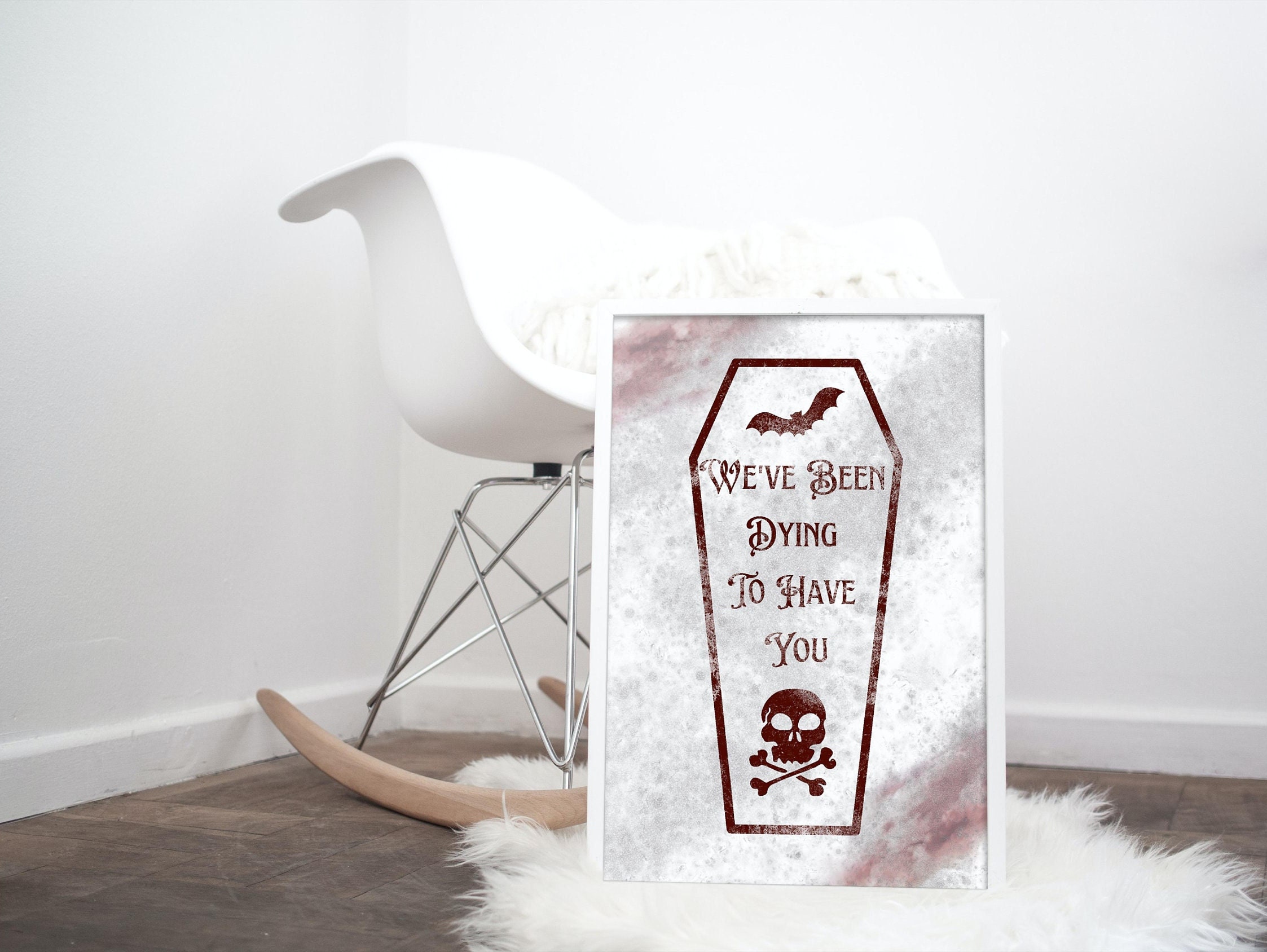Halloween Welcome Sign, Printable Wall Art, Halloween Printable Sign ...
