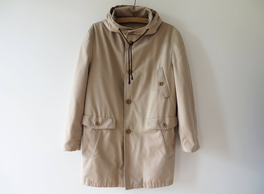 Beige Parka Coat Hooded Coat Long Hooded Jacket Beige Fall Jacket Beige ...