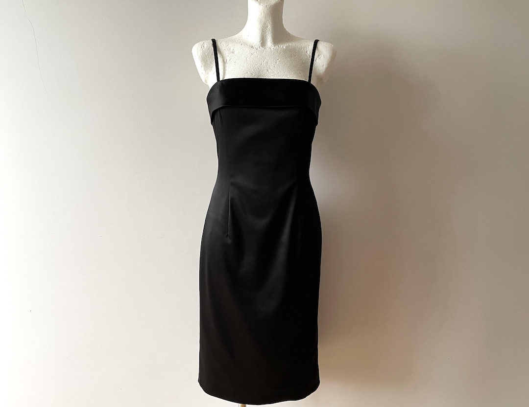 Little Black Dress, Spaghetti Straps Dress, Fitted Pencil Dress, Women ...