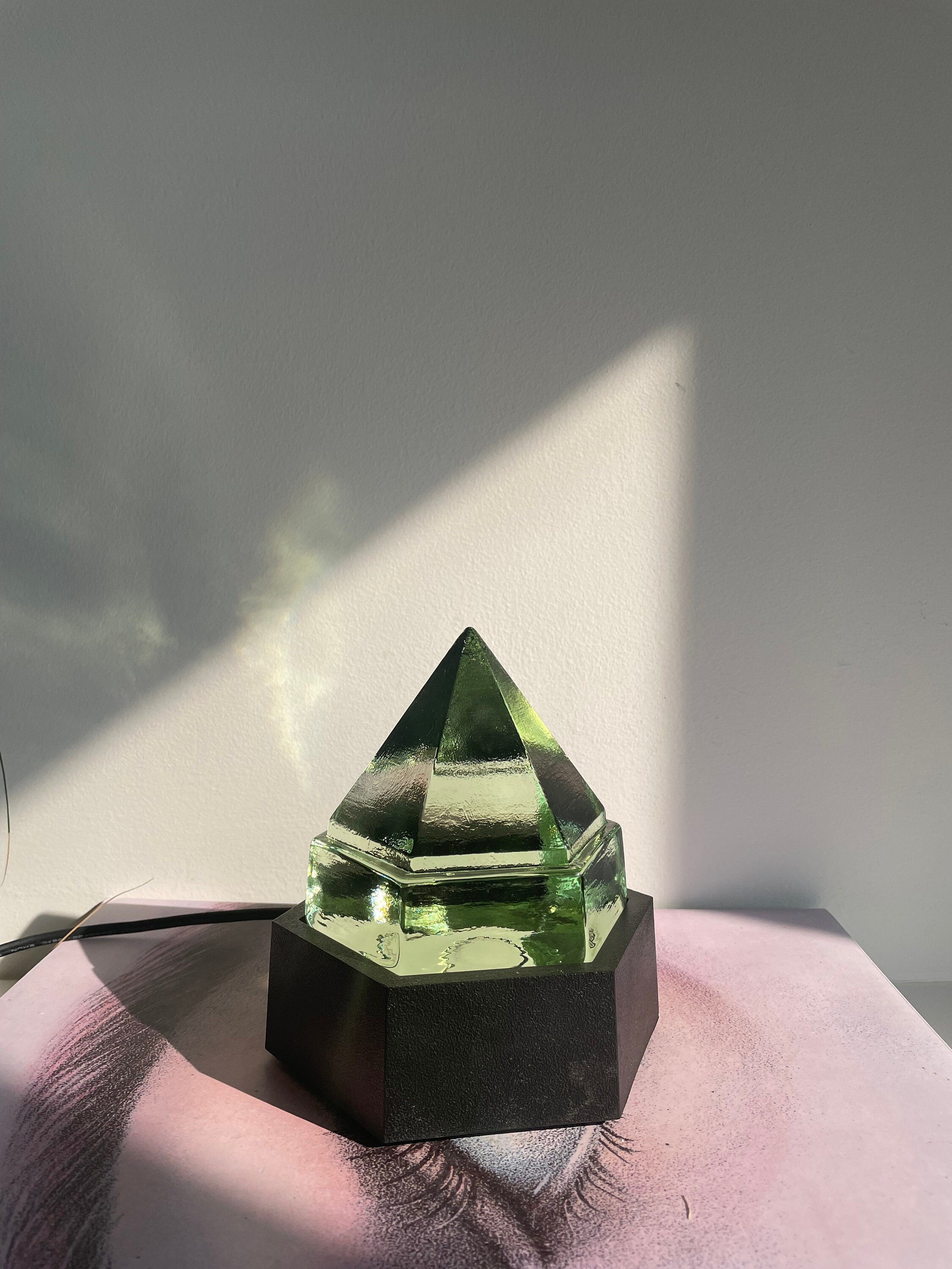 Deck Prism Lighted Base