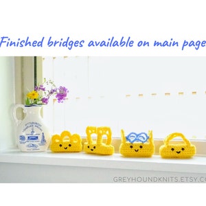 PATTERN Pittsburgh Bridges Crocheted Roberto Clemente Three Sisters ...