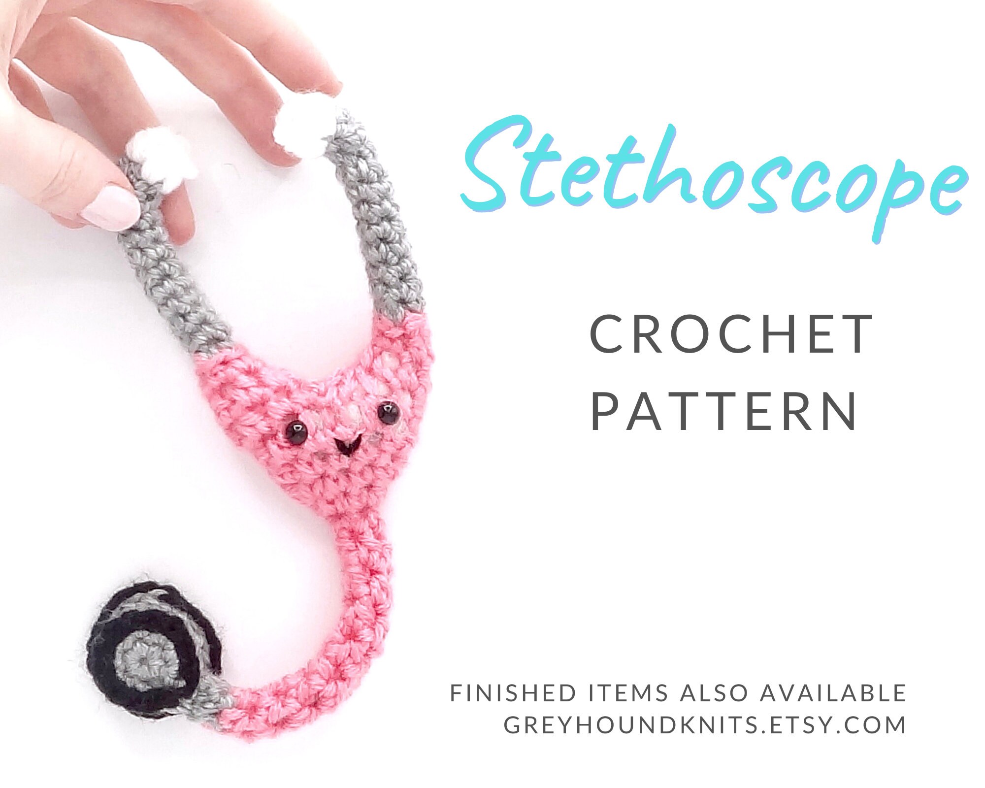 PATTERN Stethoscope crochet stethoscope medical gift doctor | Etsy