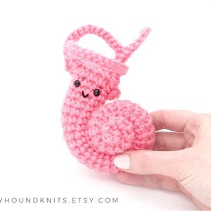 Audiology Inner Ear Cochlea Buddy, Crochet Cute Unique Cochlea ...