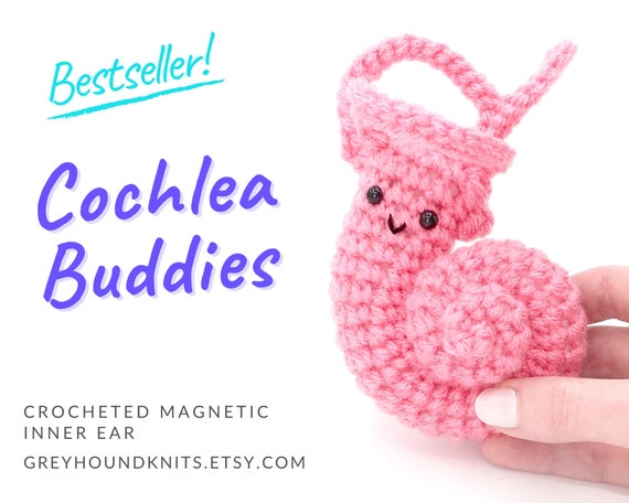 Audiology Inner Ear Cochlea Buddy Crochet Cute Unique Cochlea - Etsy