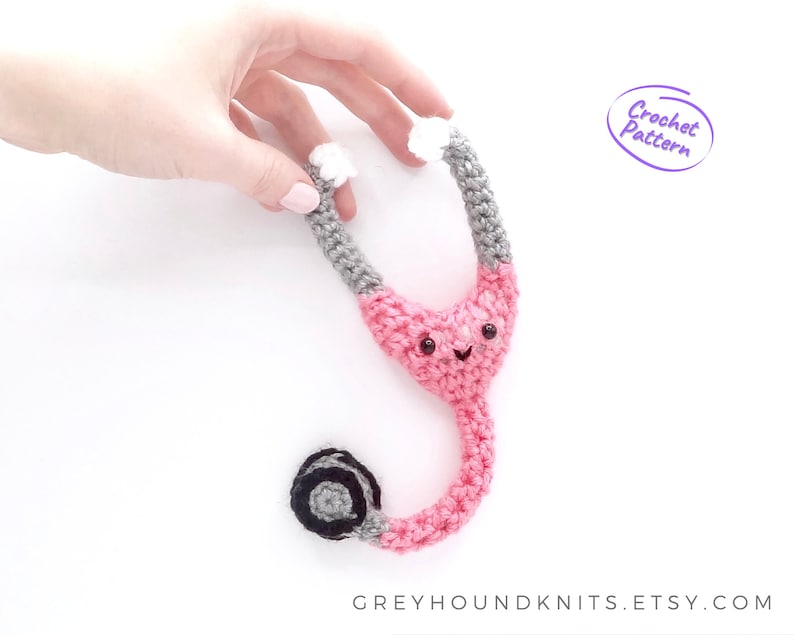 PATTERN Stethoscope, Crochet Stethoscope, Medical Gift, Doctor Nurse ...