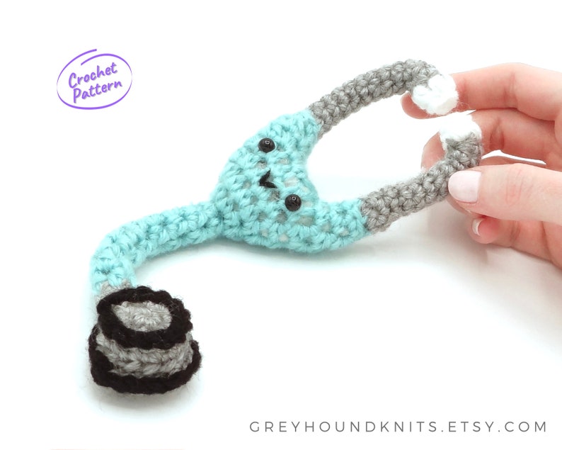 PATTERN Stethoscope, Crochet Stethoscope, Medical Gift, Doctor Nurse ...