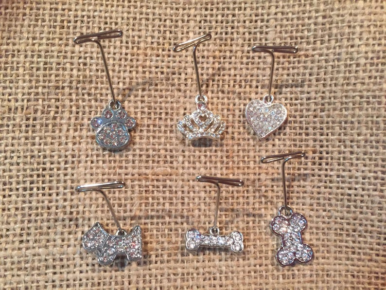 Glass Pearl Dog or Cat Stretch Necklace With a Rhinestone Charm - Etsy