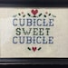 Cubicle Sweet Cubicle Cross Stitch Pattern - Etsy