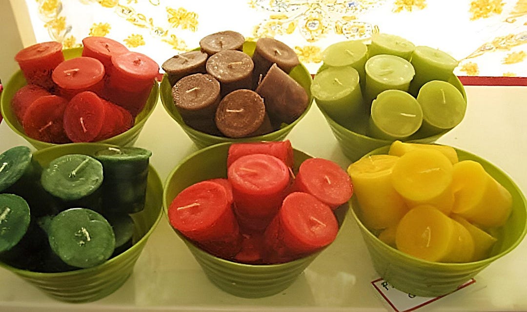 Custom Votive Candles by the Half-dozen - Choose a Scent & Color - Etsy