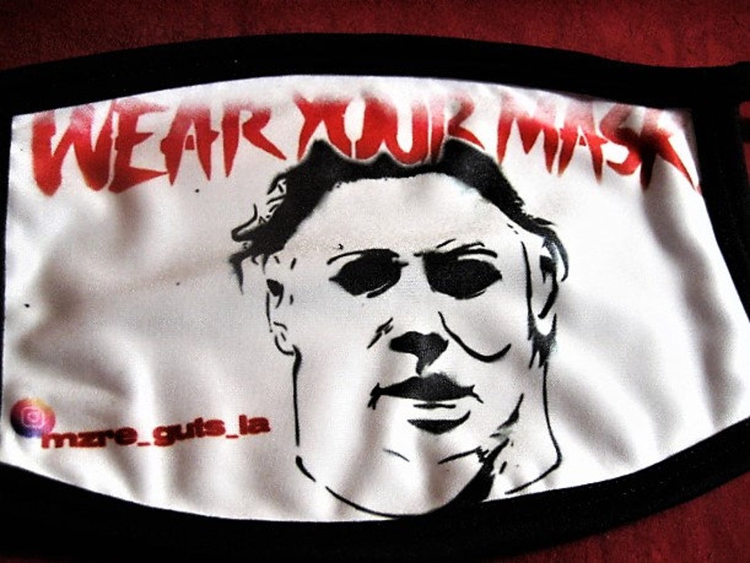 CLEARANCE Michael Myers wear A Mask Face Mask Protective Fabric Face ...