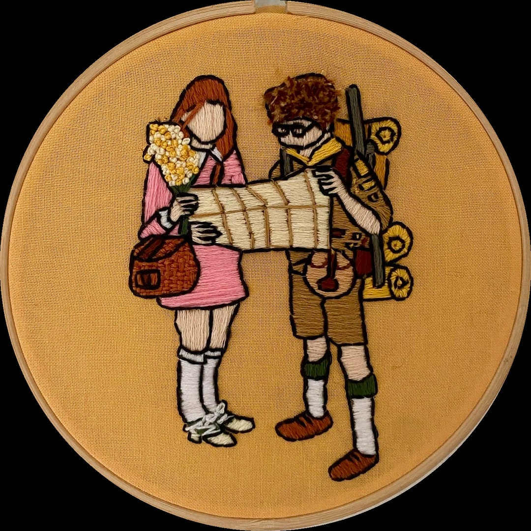 Moonrise Kingdom Embroidery Pattern: Beginner-friendly Wes Anderson - Etsy
