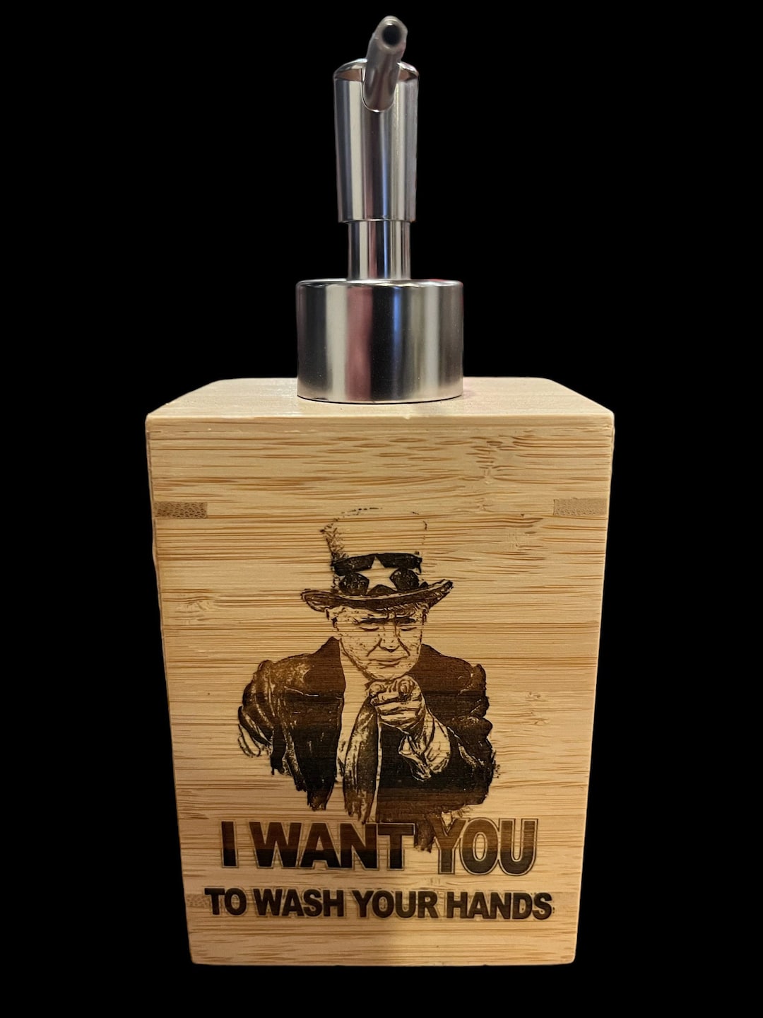Donald Trump Bamboo Patriotic Soap Dispenser - Etsy