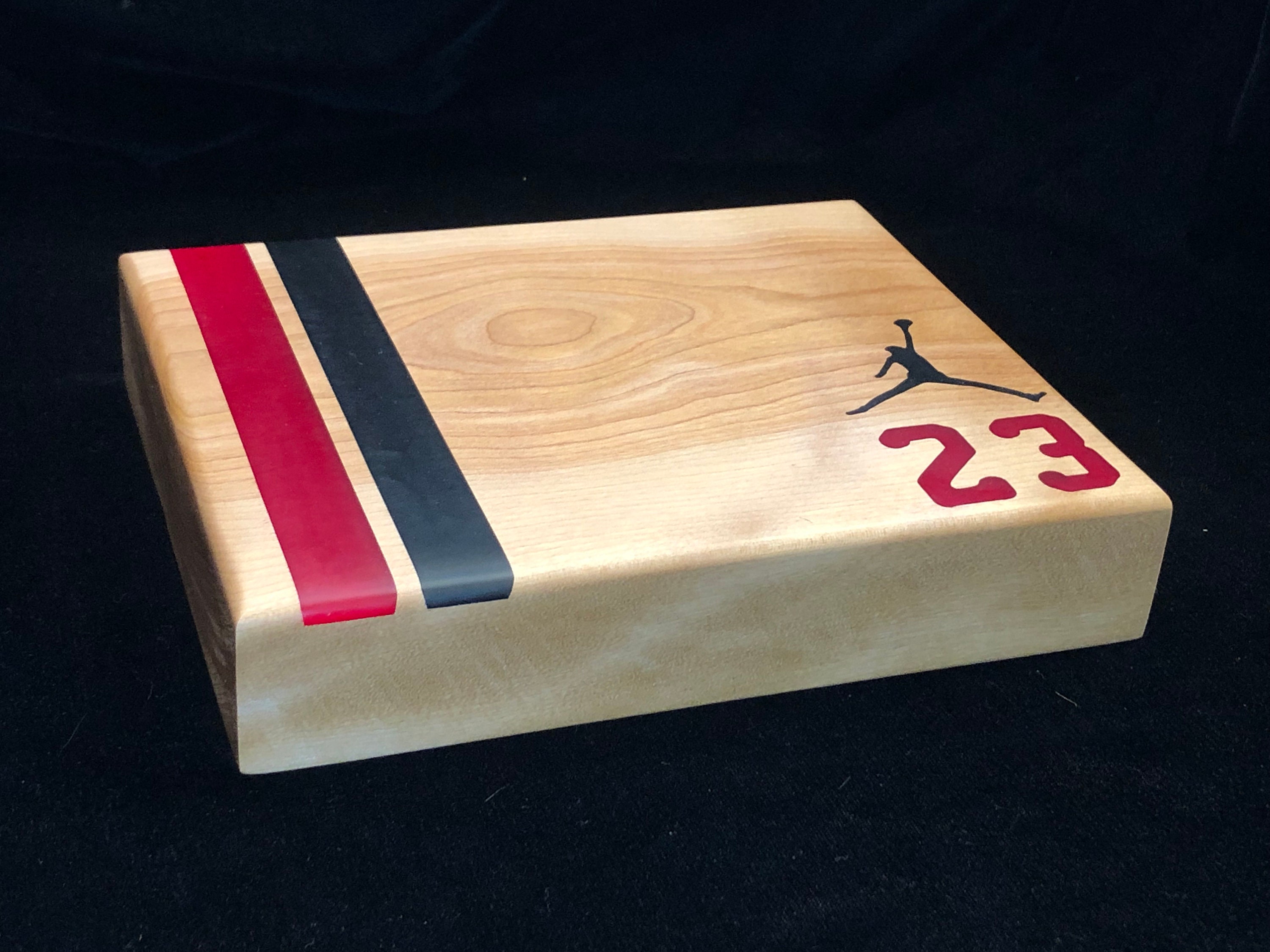 Michael Jordan Custom Hardwood Basketball Display Case basketball NOT ...