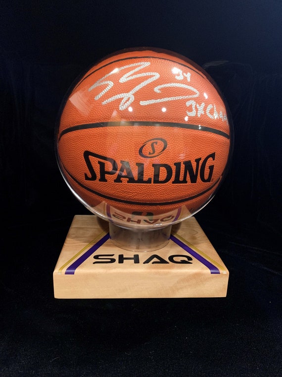 Shaquille O'neal Custom Hardwood Basketball Display Case - Etsy