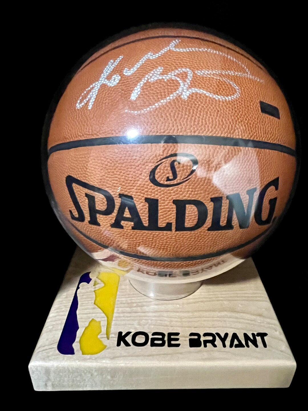 Kobe Bryant Custom Hardwood Basketball Display Case - in Stock and ...