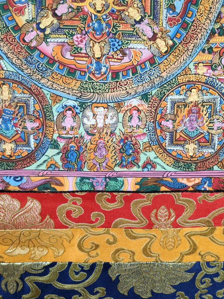 Tibetan Thangka Painting Thangka Variously Spelt as Thangka Tangka ...