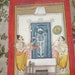 Indian Miniature Painting of Shrinath Ji With Priests Performing ...