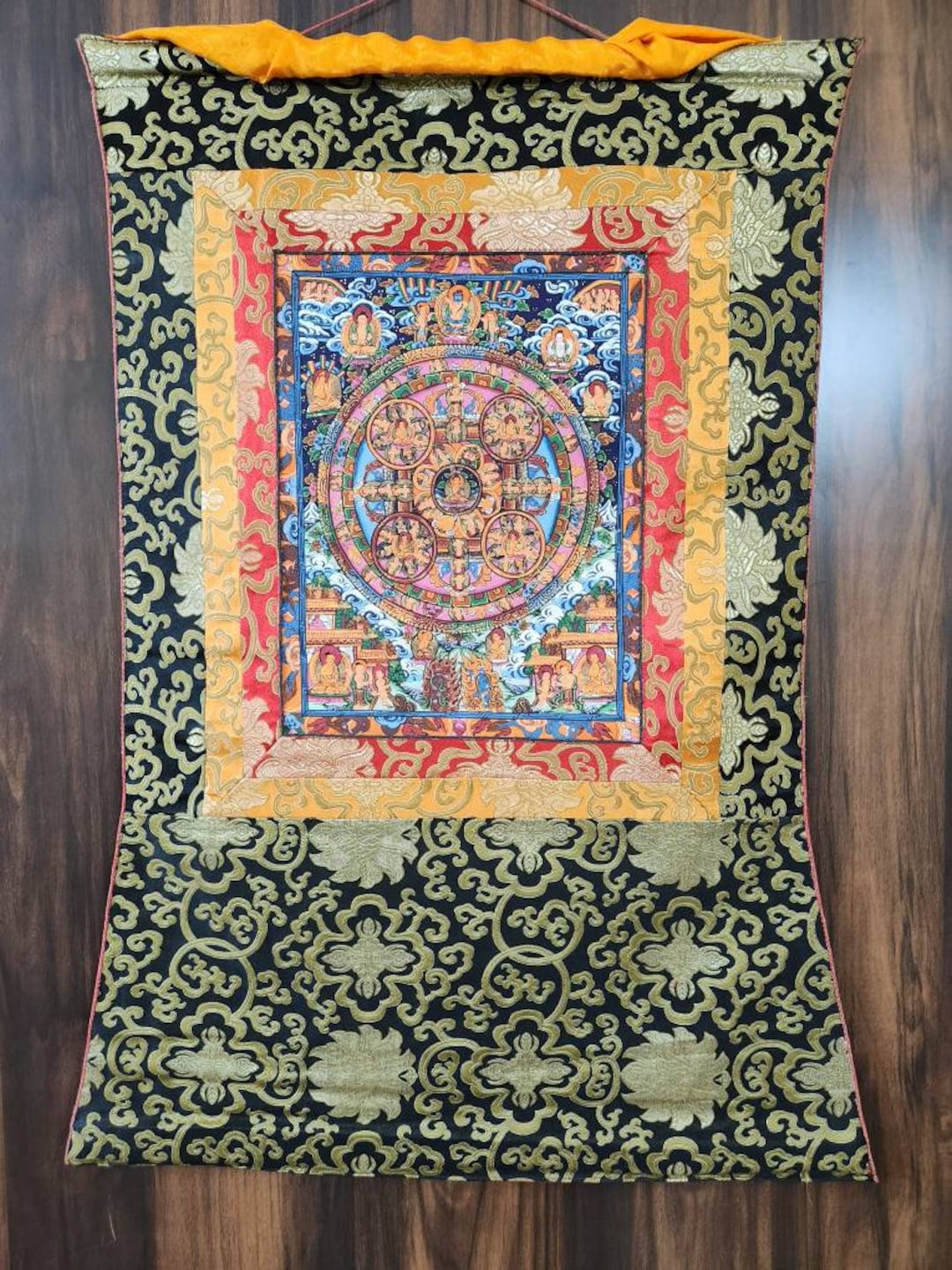 Tibetan Thangka Painting Thangka Variously Spelt as Thangka Tangka ...