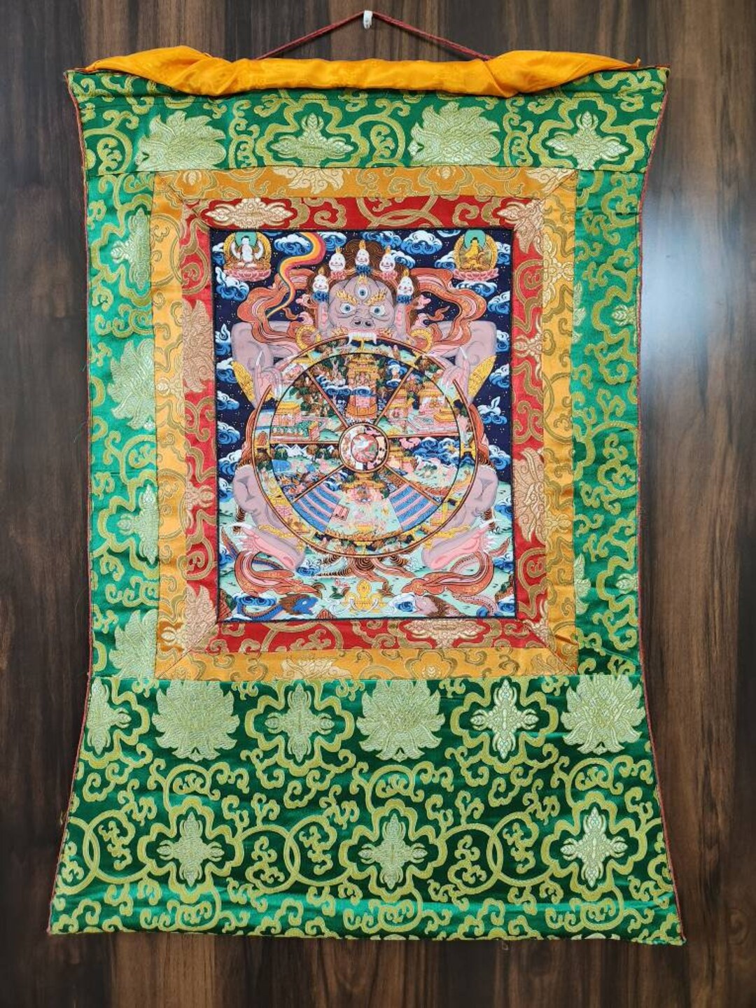 Tibetan Thangka Painting Thangka Variously Spelt as Thangka Tangka ...