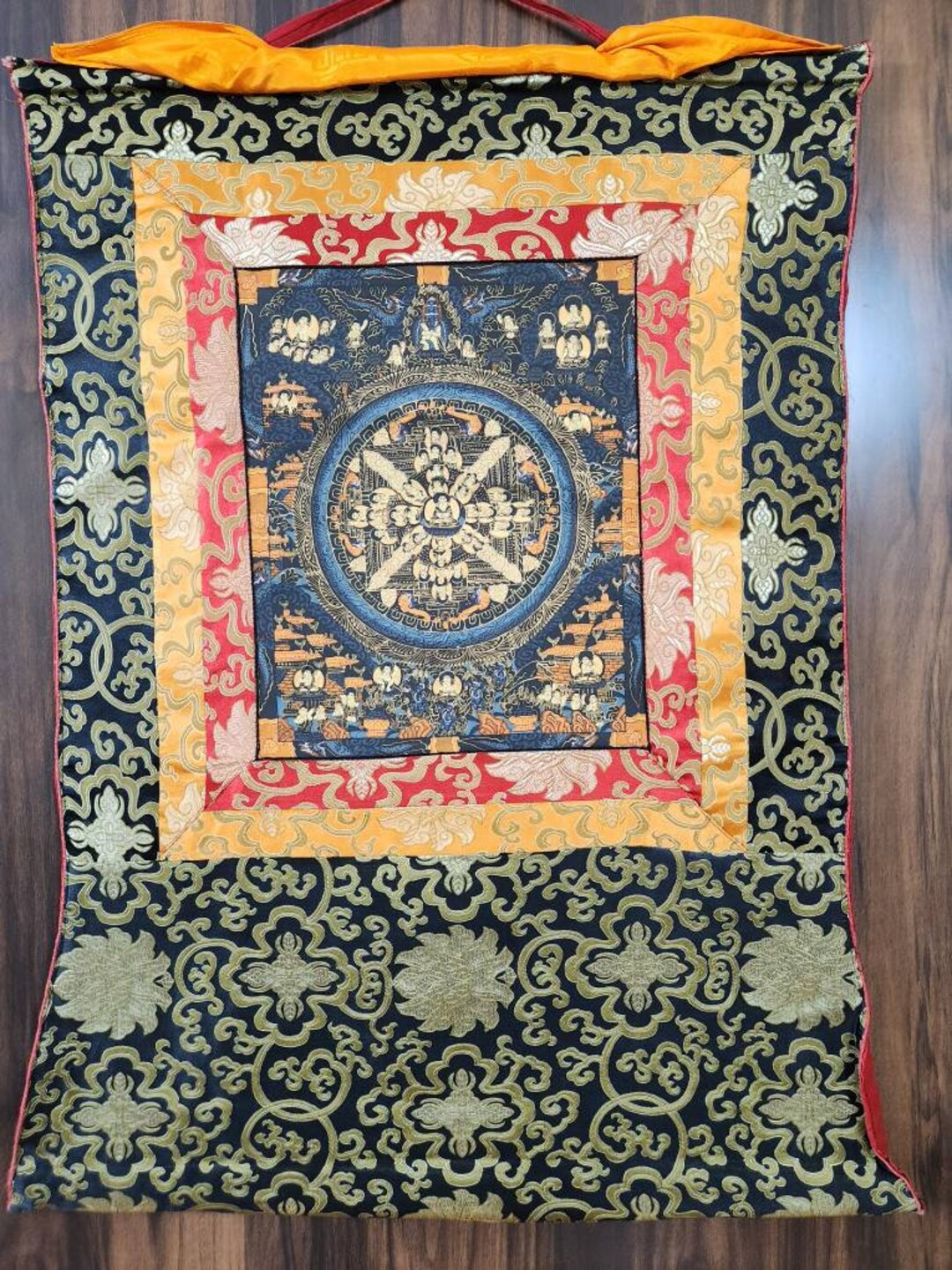 Tibetan Thangka Painting Thangka Variously Spelt as Thangka Tangka ...