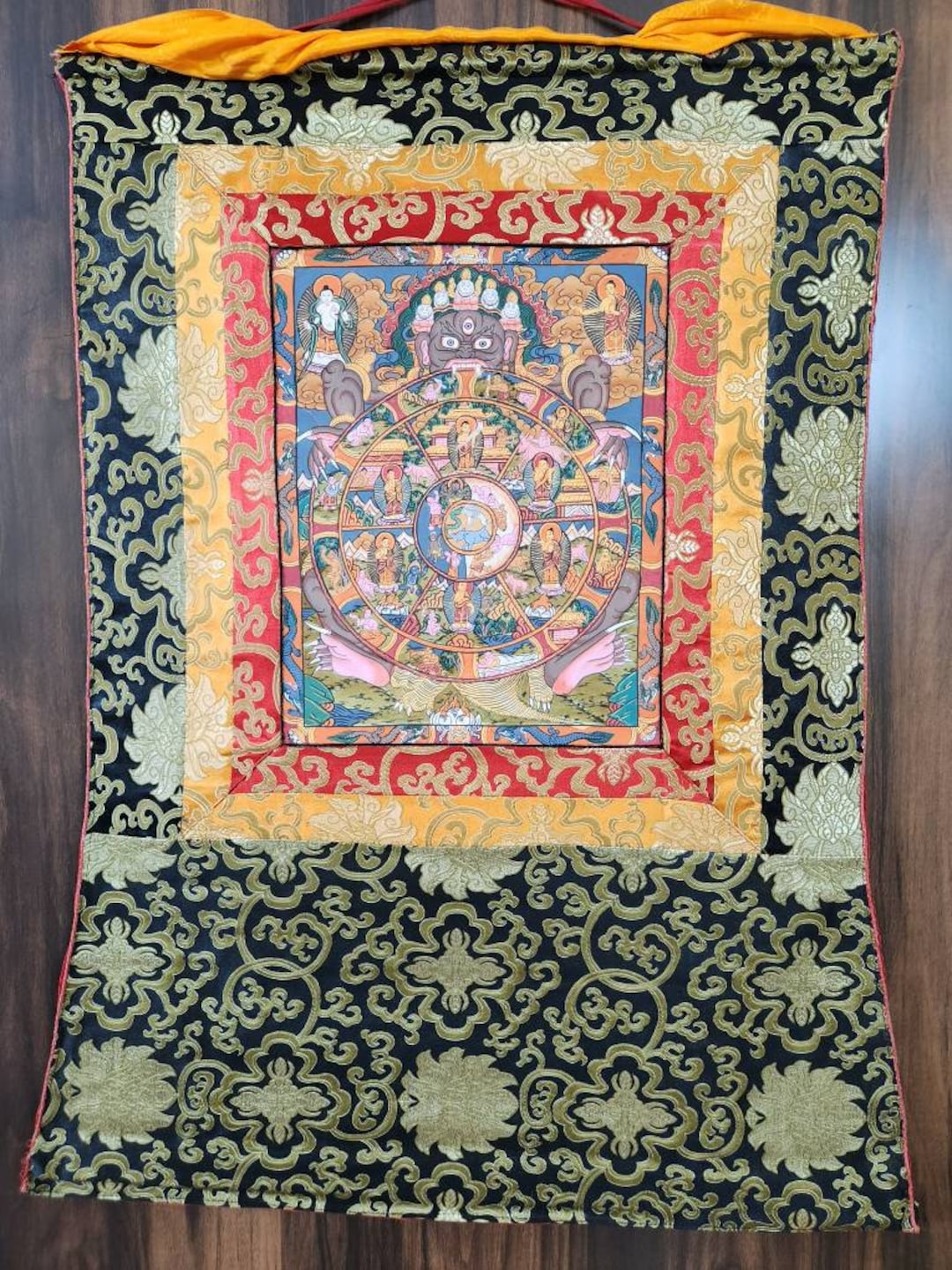 Tibetan Thangka Painting Thangka Variously Spelt as Thangka Tangka ...