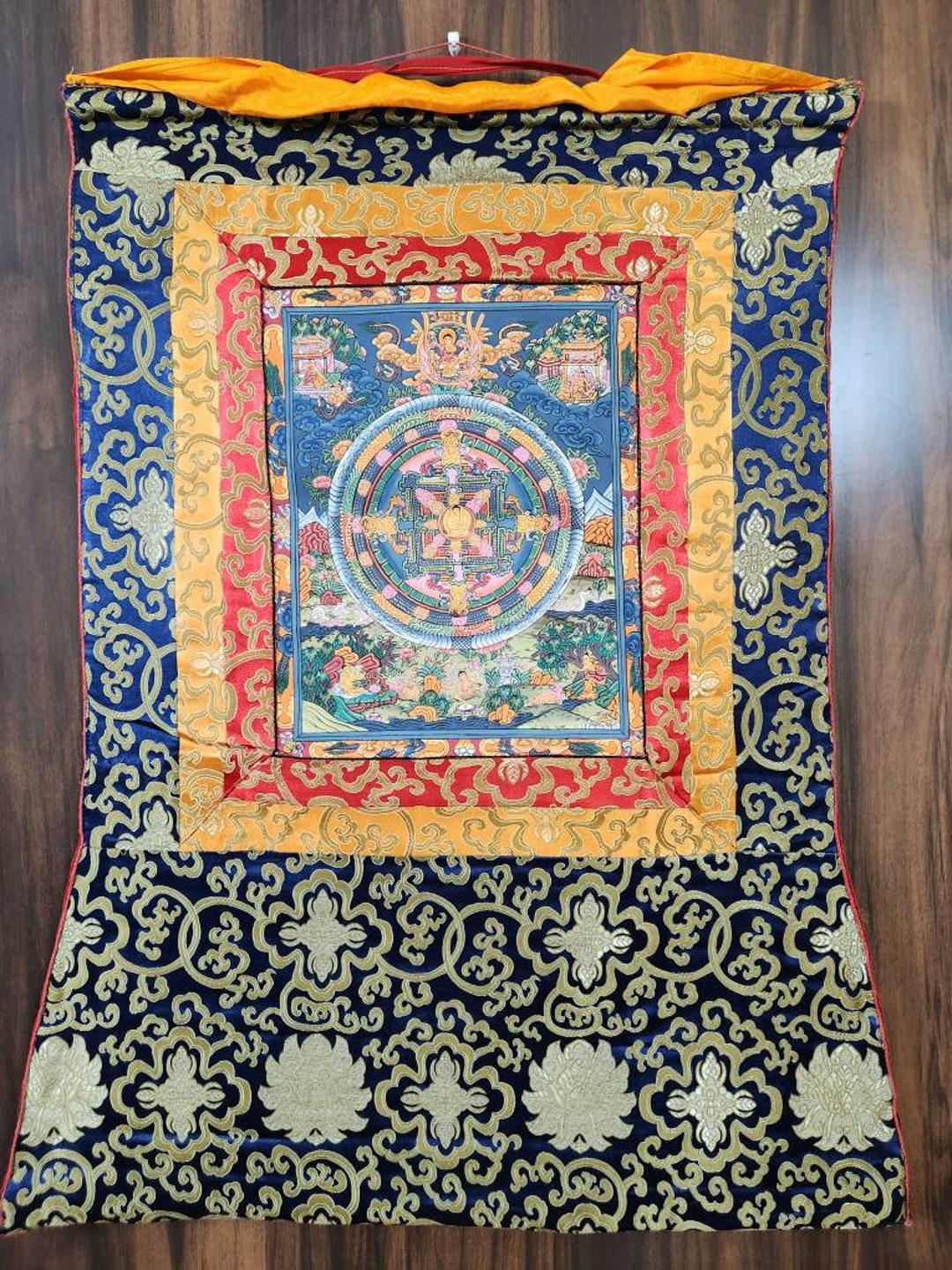 Tibetan Thangka Painting Thangka Variously Spelt as Thangka Tangka ...