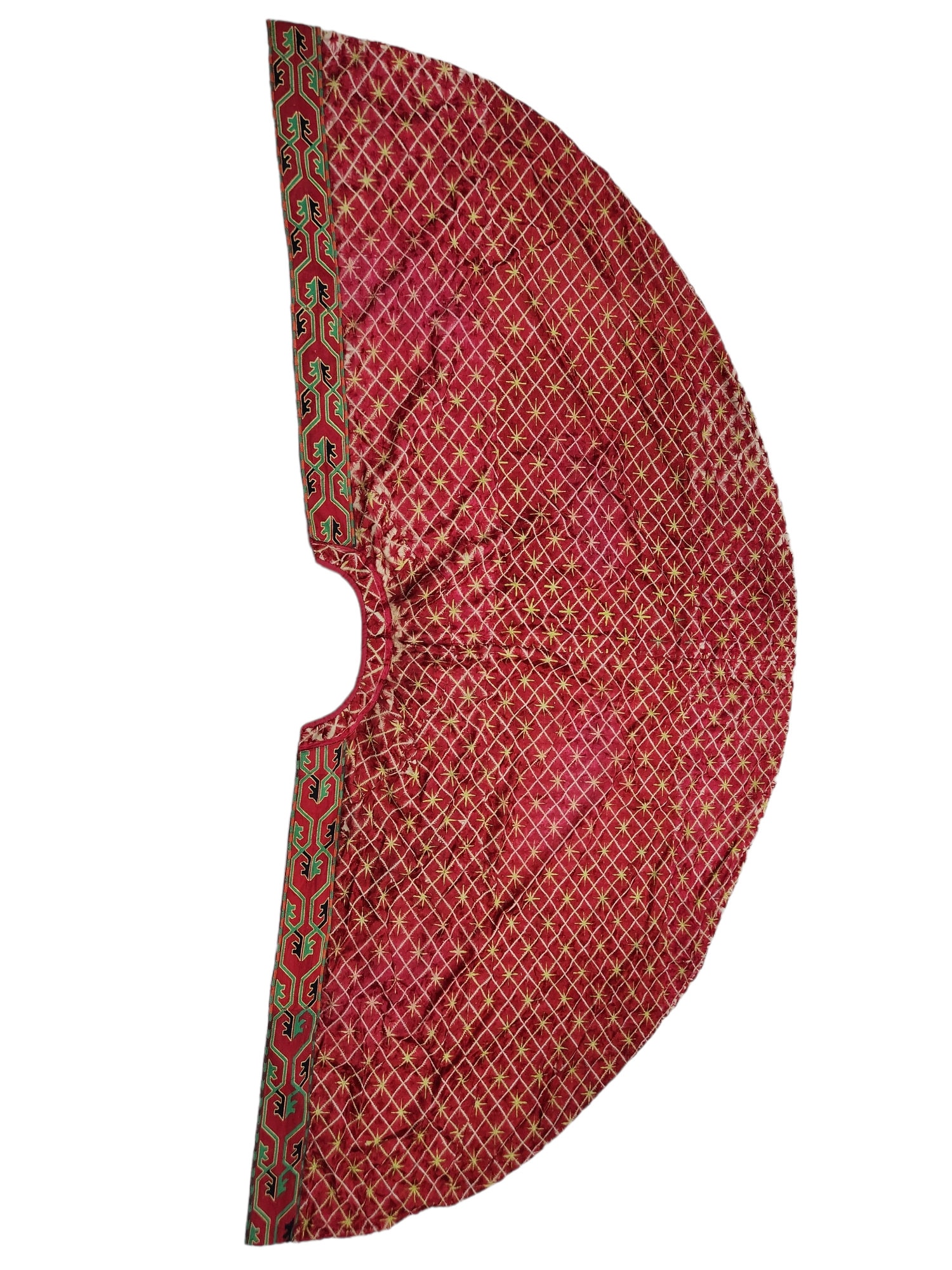 Antique Phulkari CAPE Rare Mahroon Silk Embroidery Cape 20th - Etsy