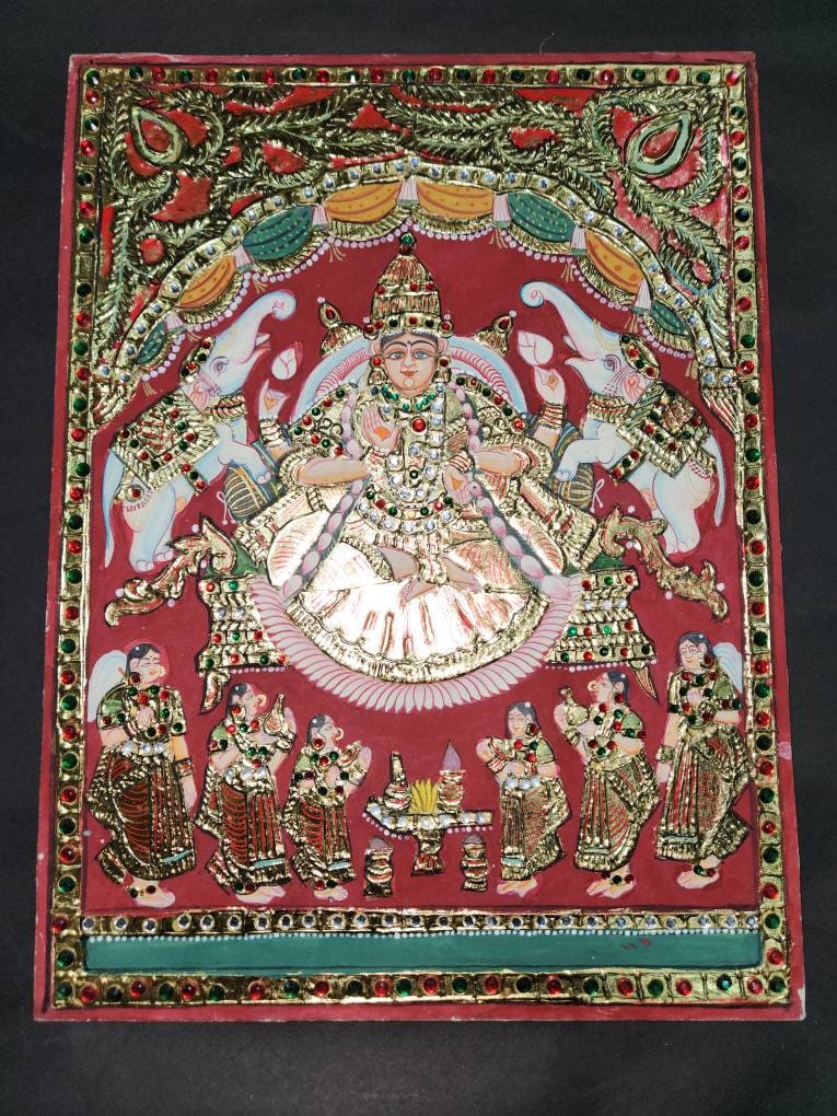 Tanjore Painting Indian Painting Tanjore Art Small Size 12 Inch by 16 ...