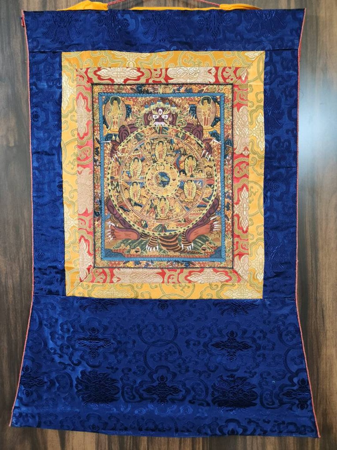 Tibetan Thangka Painting Thangka Variously Spelt as Thangka Tangka ...