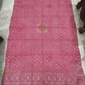 Antique Rajasthani Odhni With Silver and Gold Work Also Known as Ganga ...