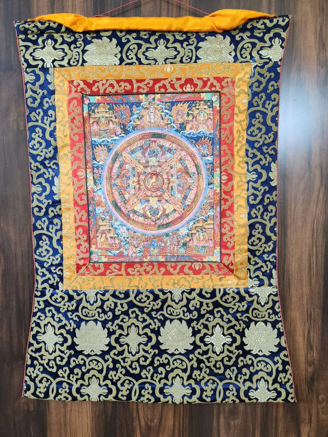 Tibetan Thangka Painting Thangka Variously Spelt as Thangka Tangka ...