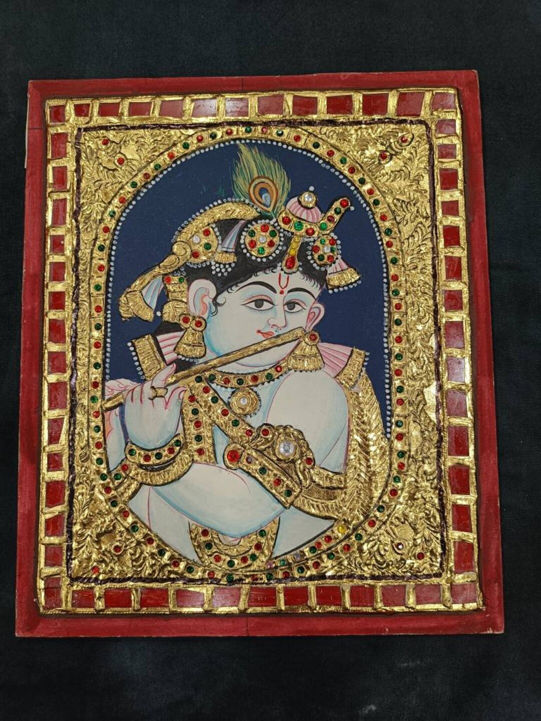 Tanjore Painting Indian Painting Tanjore Art Small Size 10 Inch by 12 ...